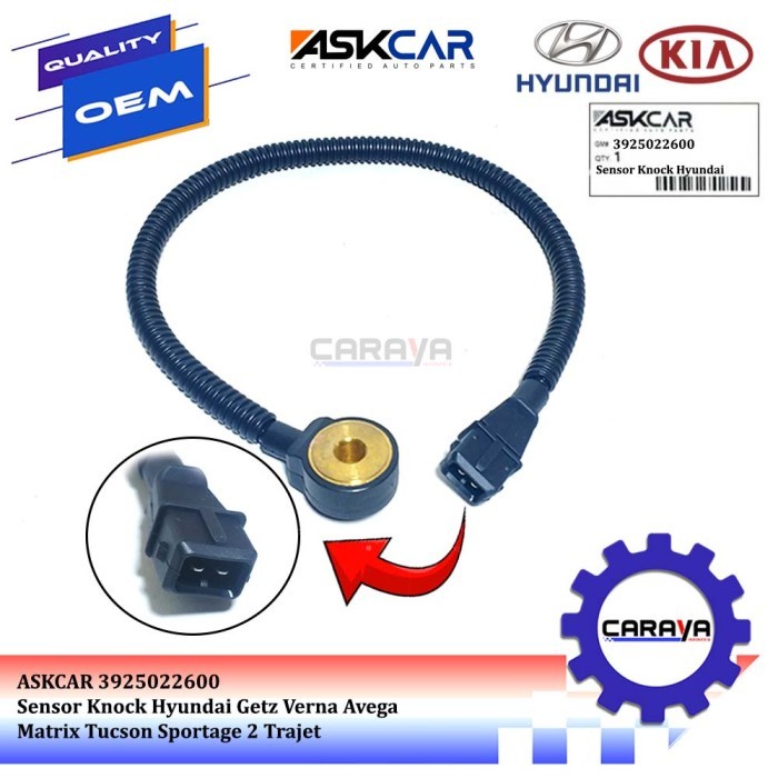 Jual Sensor Knock Hyundai Getz Verna Avega Matrix Tucson Sportage 2 ...