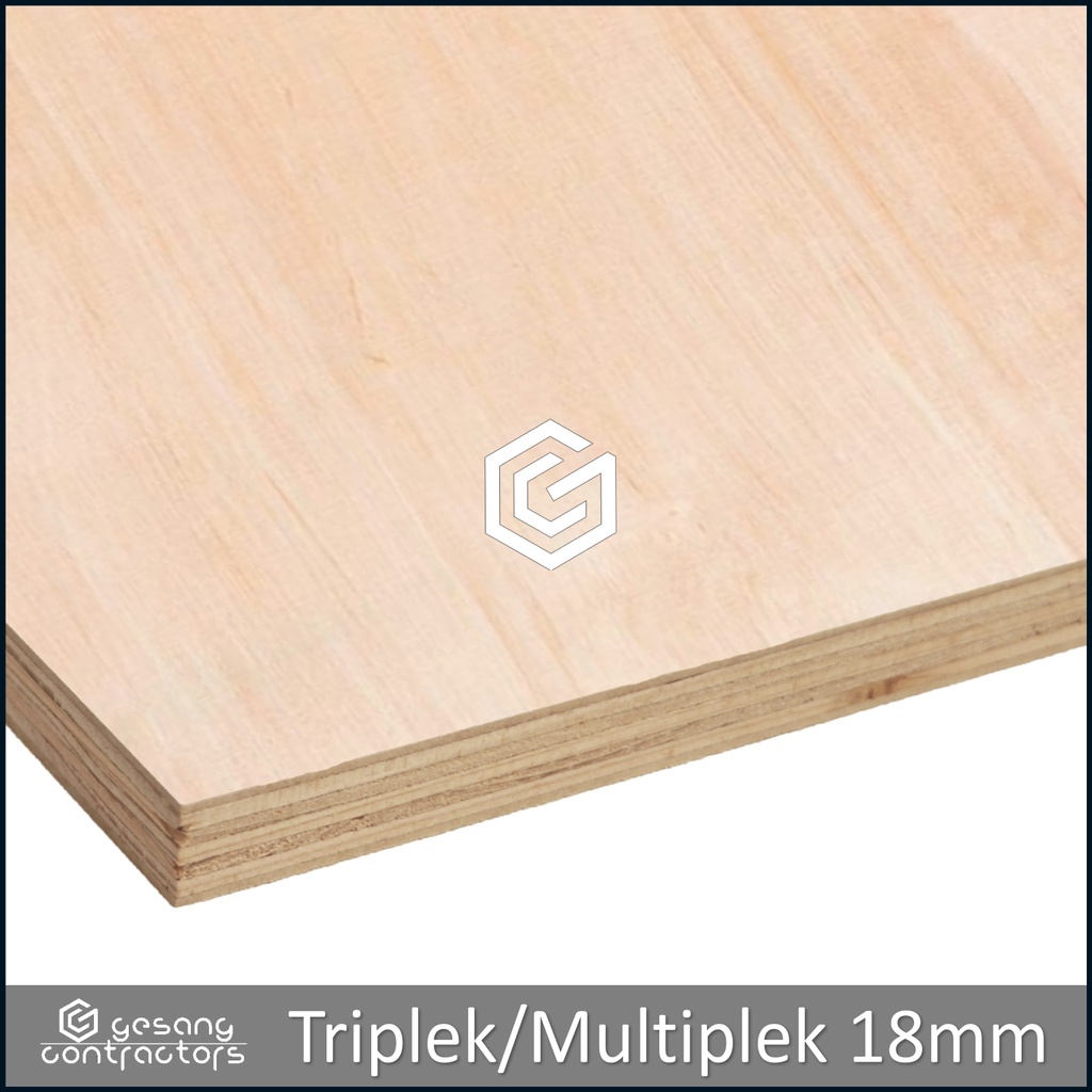 Jual Triplek 18mm 10x240 cm | ISI 2 LEMBAR | Multiplek 18 mm 240x10 cm ...