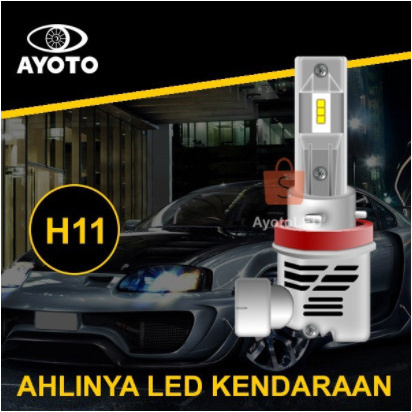 Jual Promo!! Lampu Led Mobil Ayoto H11 Original (1Set) | Shopee Indonesia