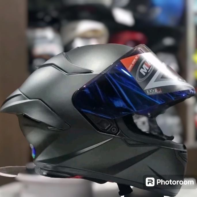 Jual Baru | Helm Mla Ttc Crypton Original Full Face Black Doff | Shopee ...