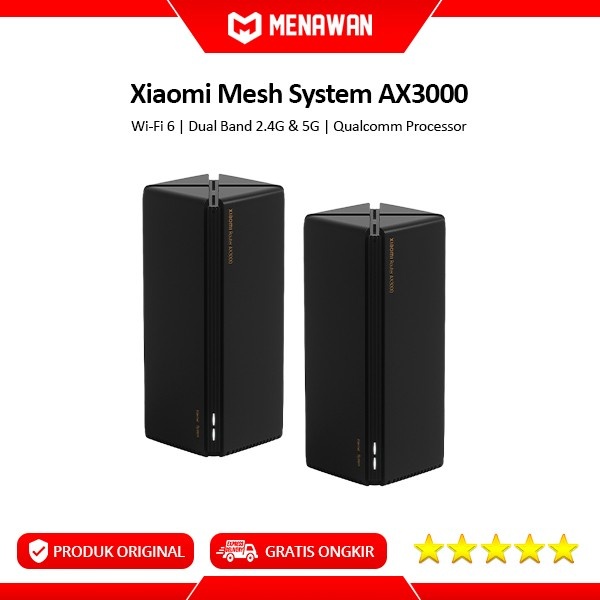 Jual XIAOMI MI MESH SYSTEM ROUTER AX3000 WIFI 6 DUAL BAND 2.4G 5G ORIGINAL | Shopee Indonesia