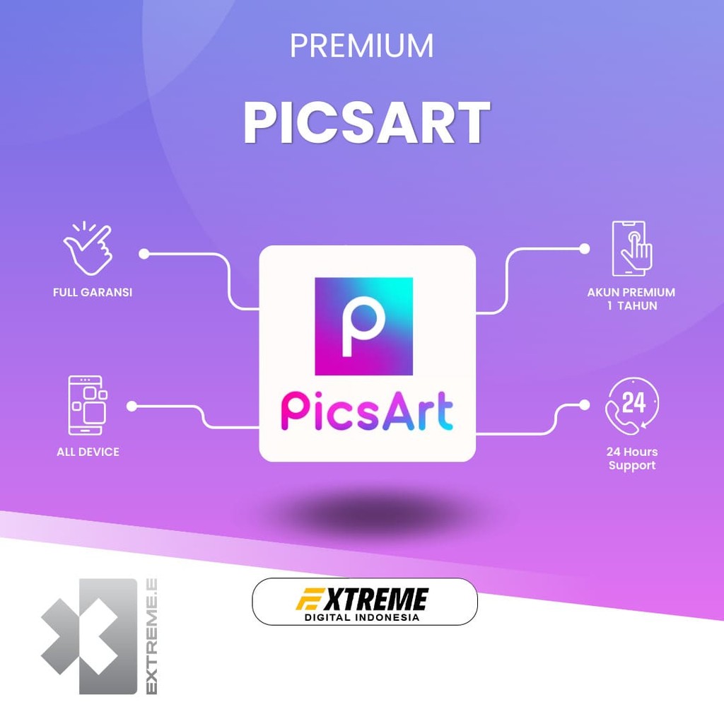 Jual Software Pics*art Pro 1 Tahun Buat Edit Foto [IOS / Android ...