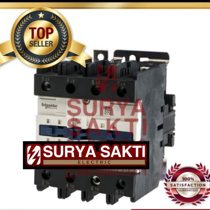 Jual Schneider Contactor 4P 125A Lc1D80008M7 Lc1D80008 Genuine | Shopee ...