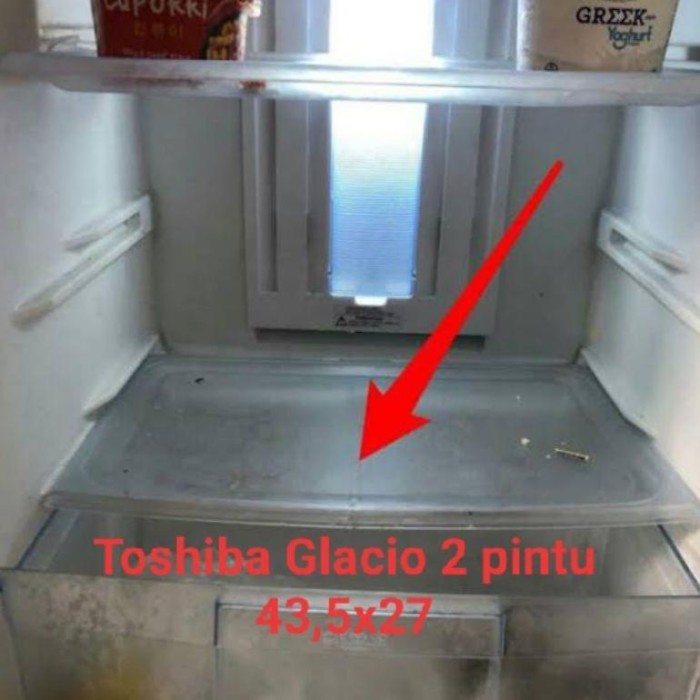 Jual RAK TUTUP BOX SAYUR KULKAS TOSHIBA GLACIO RAK AKRILIK/TRAY ACRYLIC 1 | Shopee Indonesia