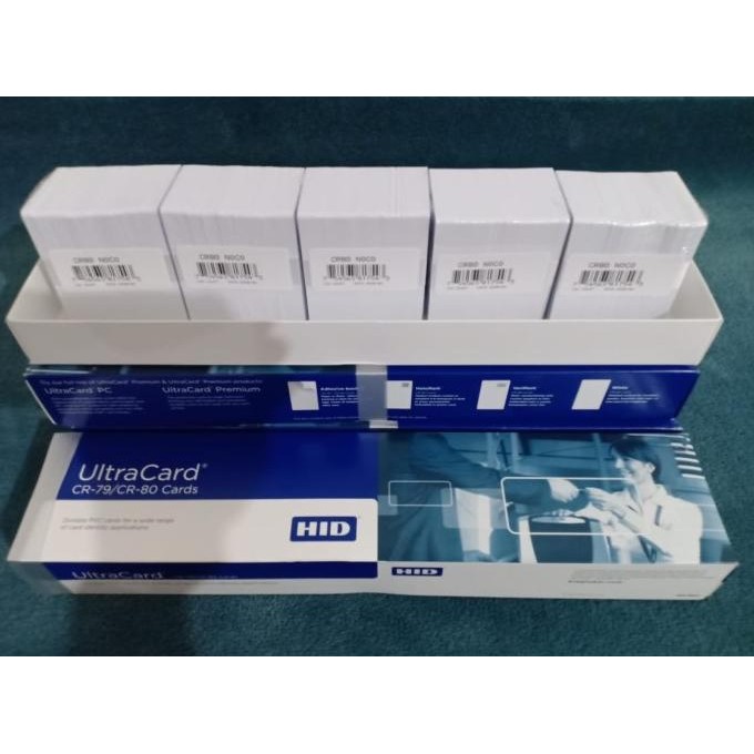 Jual KARTU PVC BLANK ID CARD ULTRACARD HID NOCO CR80 ISI 500 pcs HITI ...