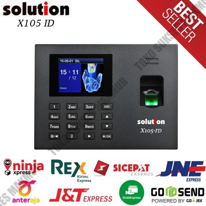 Jual Solution X105-Id Mesin Absensi & Akses Door Finger Print Rfid New ...