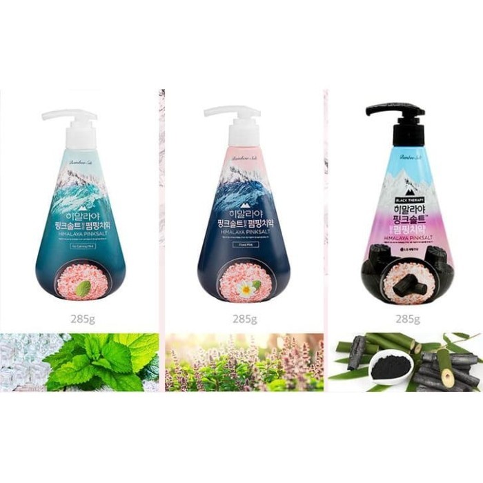 Jual Odol Garam Himalaya LG Korea Bamboo Himalayan Salt Toothpaste 285 ...