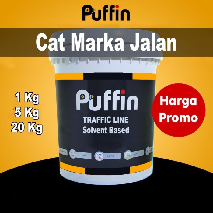 Jual Cat Marka Jalan Puffin TrafficLine solvent based 20kg | Shopee ...