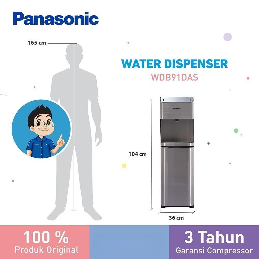 Jual Panasonic NY-WDB91DAS Touchless Water Dispenser Bottom Loading ...