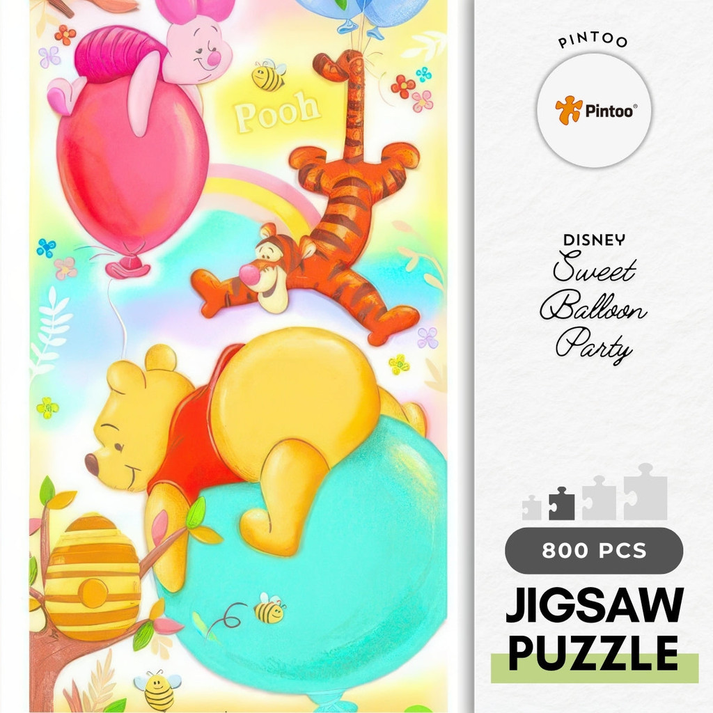 Jual Pintoo H2214 Disney - Winnie the Pooh - Sweet Balloon Party Jigsaw ...
