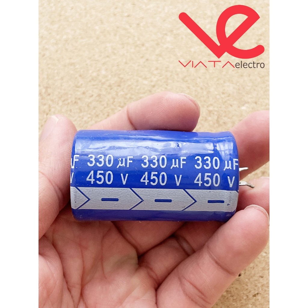 Jual MURAH KAPASITOR ELCO 330UF 450V (1 BUAH) KAPASITOR CAPACITOR ELKO KAPASITOR 330 UF 450 V ...