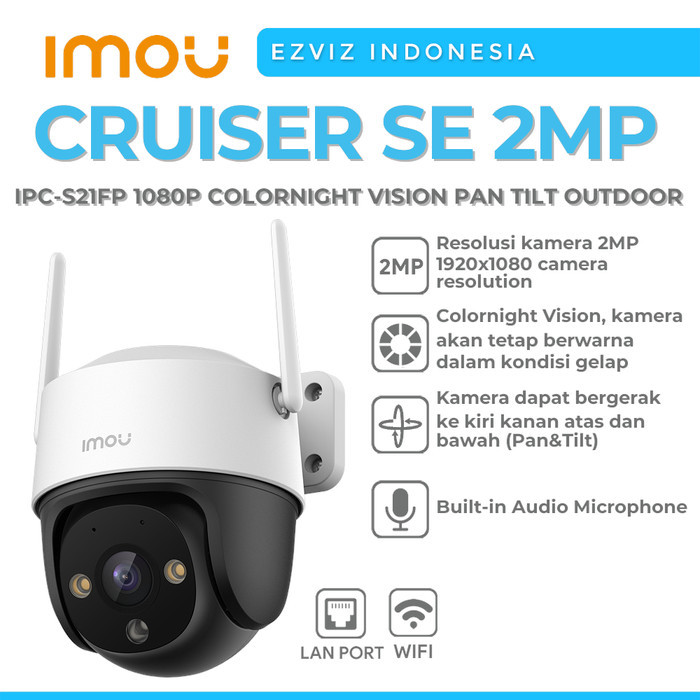 Jual IMOU CRUISER SE 2MP 1080P IPC-S21FP PAN TILT COLORNIGHT VISION ...