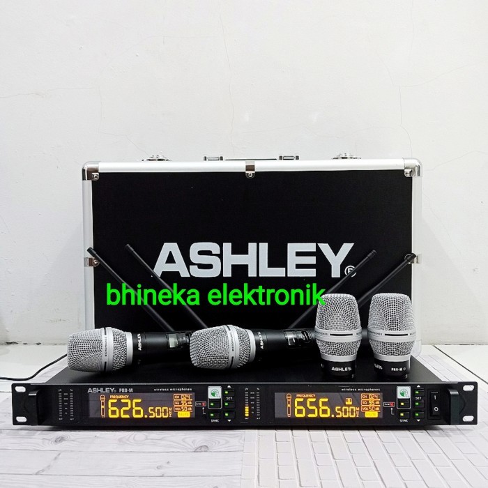 Jual mic wireless ashley Pro M / pro-m original mic multi channel ...