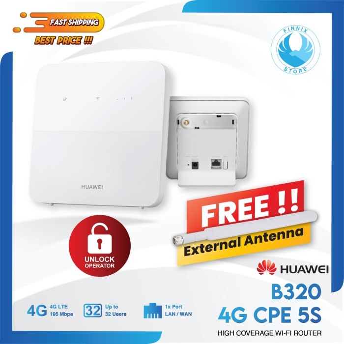 Jual Home Router Modem Huawei B320 Pengganti Orbit Star 2 4G LTE Unlocked | Shopee Indonesia