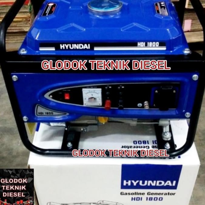 Jual Jual Genset Hyundai Mini 1000 Watt Hdi 1800 Korea Hdi1800 Bensin ...