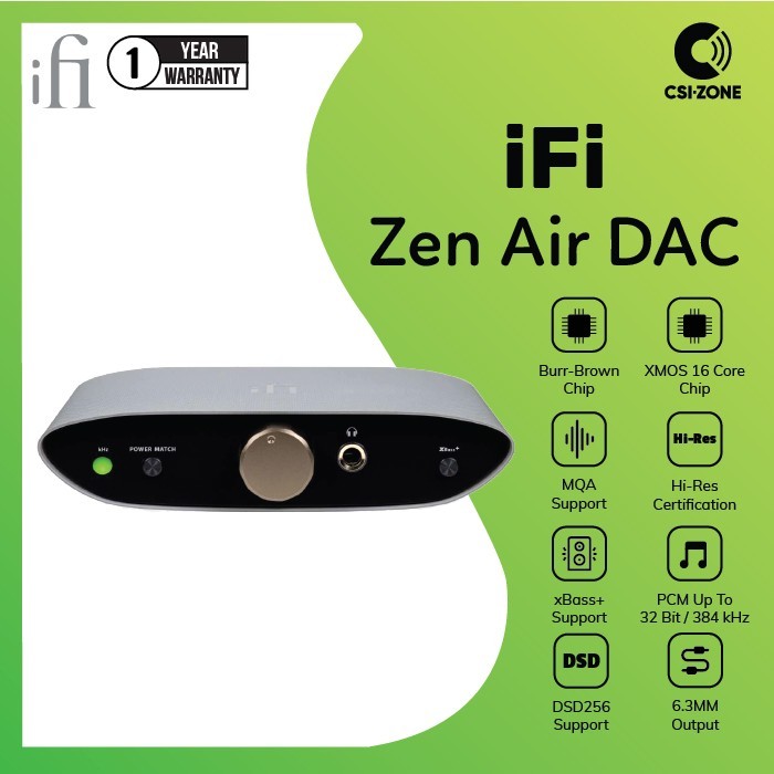 Jual IFI Zen Air DAC Hi-Res Desktop DAC / Headphone AMP with XBass+ ...