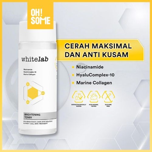 Jual OHSOME - Whitelab Brightening Face Toner 100ml / Hydrating Essence ...