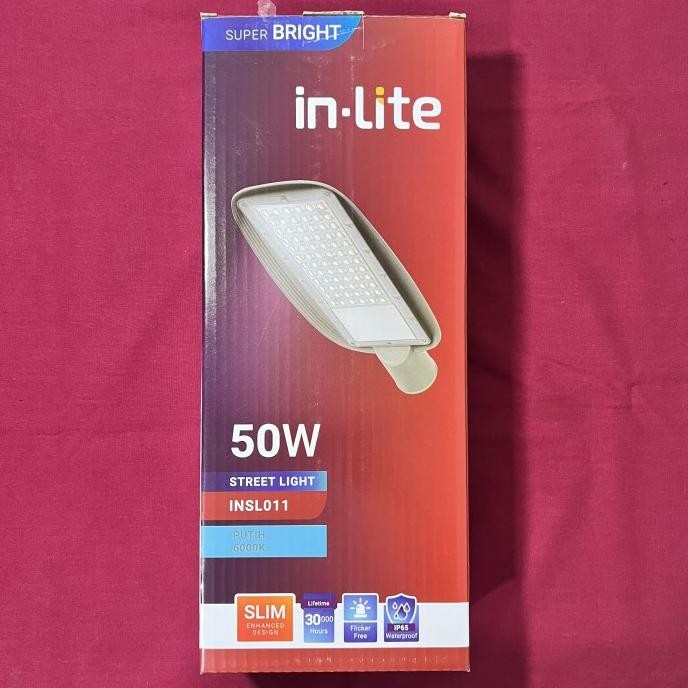 Jual Insl011 Lampu Jalan Pju Led 50W Ip65 Street Light Inlite !! Ready ...