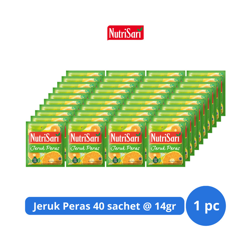 Jual NutriSari Jeruk Peras 40s @ 14gr | Shopee Indonesia