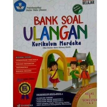 Jual Terbaru Bank Soal Ulangan Kurikulum Merdeka,Untuk Sd Mi Kelas 1 Semester 1&2 Premium ...