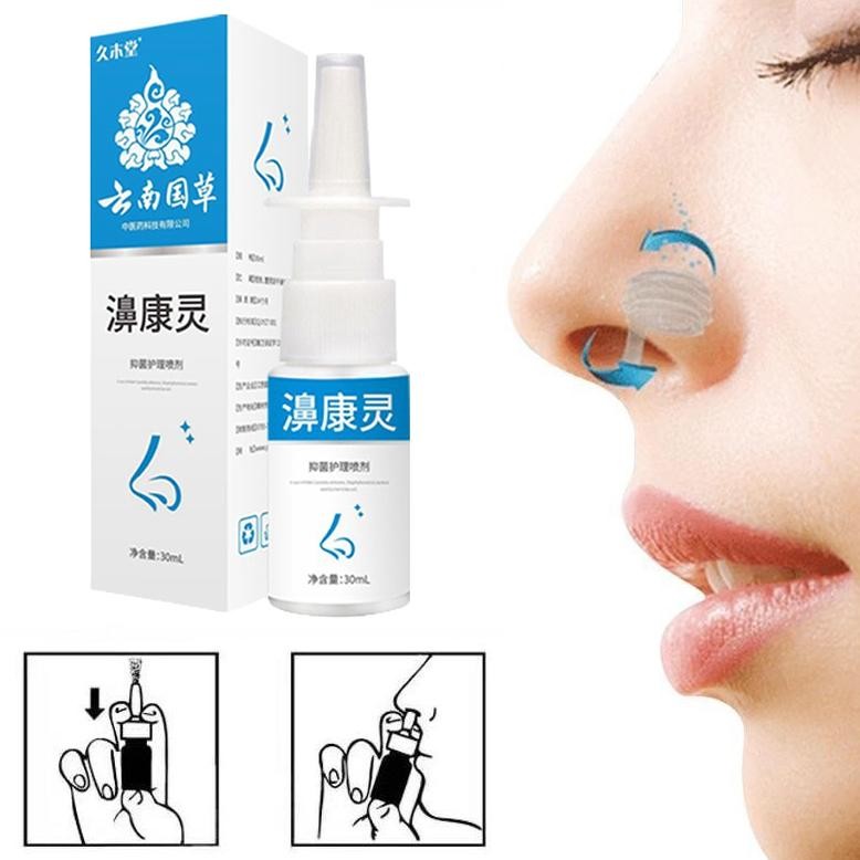 Jual Hg-24 Nasal Spray Obat / Sinusitis Semprot Hidung Untuk Flu Pilek ...