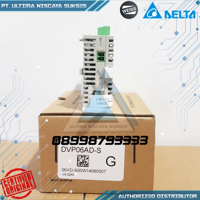 Jual NEW SALE!! DVP06AD-S ANALOG INPUT MODULE PLC DELTA DVP-S 6AI ...