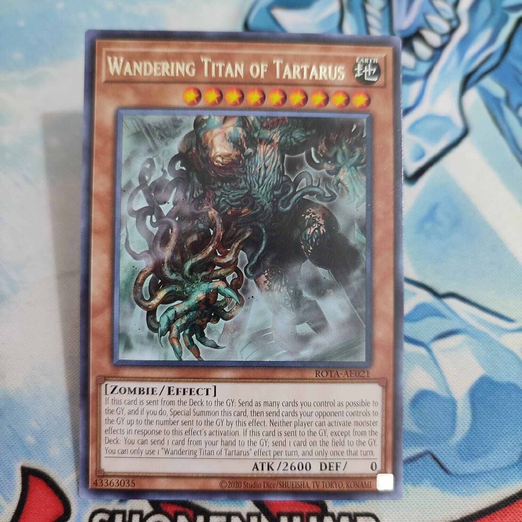 Jual yugioh AE wandering titan of tartarus ROTA-AE021 R original ...