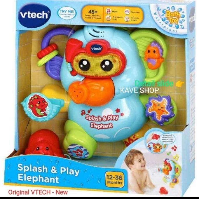 Jual Vtech Splash & Play Elephant - (12-36 Months) - NEW | Shopee Indonesia