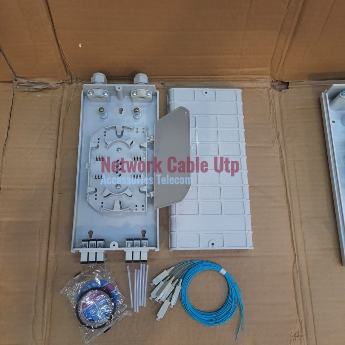 Jual BISA GOSEND! OTB WALL / ODF / ROSET FTTH 6 CORE SC-SC OM3 LENGKAP ...