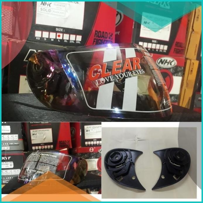 Jual kaca helm bmc blade pelangi kaca helm bmc full face 140BZ4 tools ...