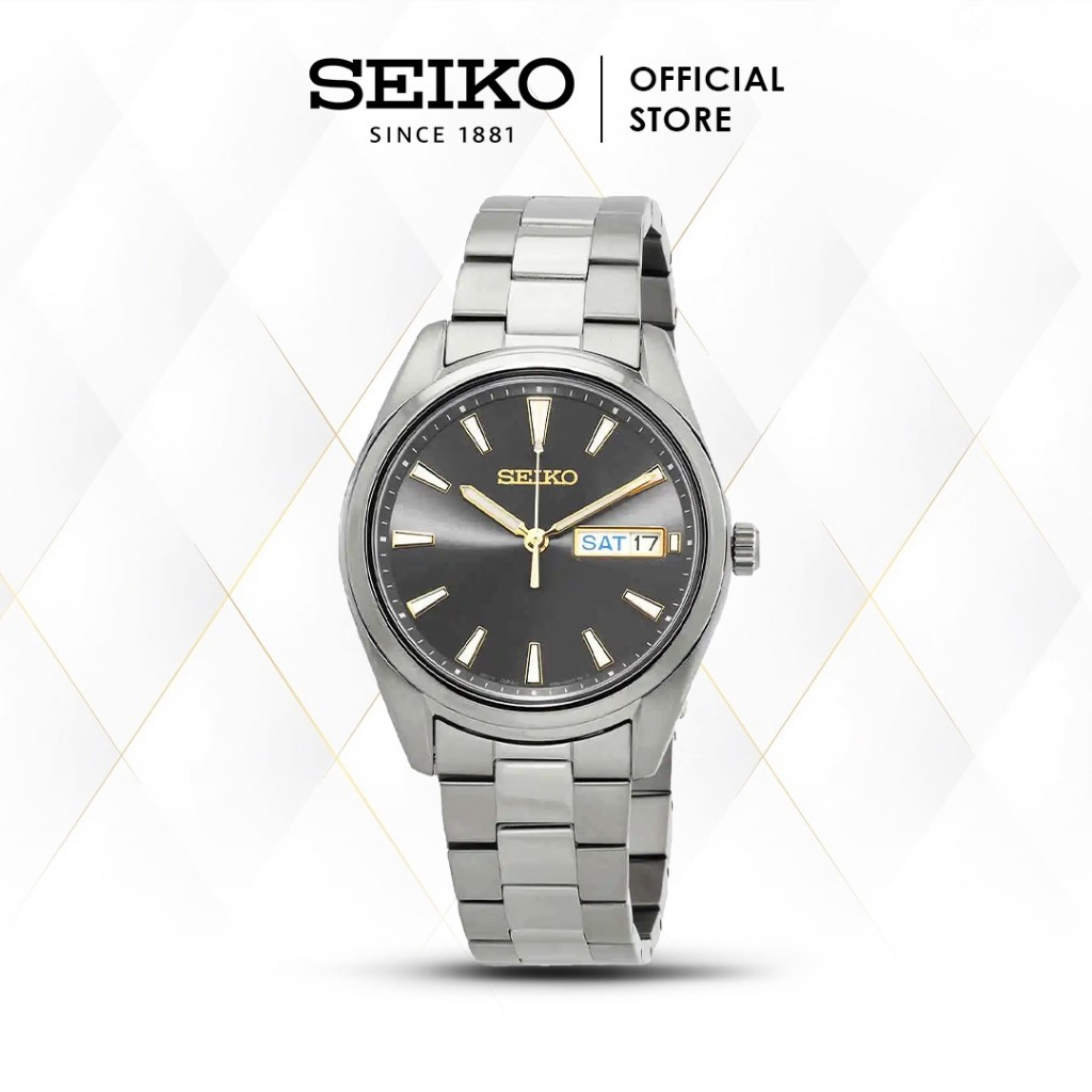 Jual Jam Tangan Pria Seiko Dress Watch SUR343 SUR343P1 Dark Grey ...