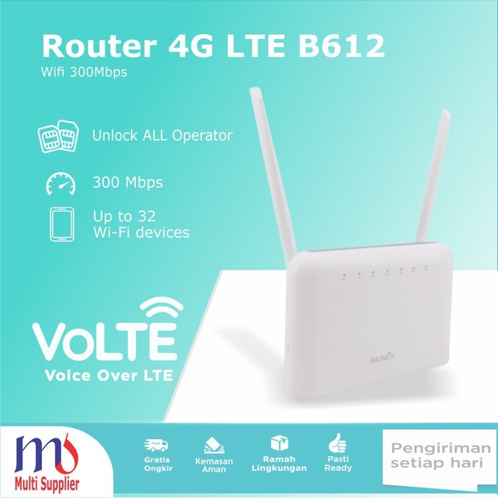 Jual Router 4G LTE Wifi 450Mbps B612 PRO Wireles Bisa Telephone Analog RJ11 10Pcs | Shopee Indonesia