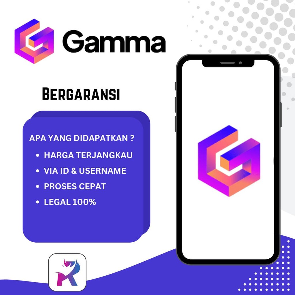 Jual Gamma Ai Presentation Premium Unlimited 1 Tahun | Shopee Indonesia
