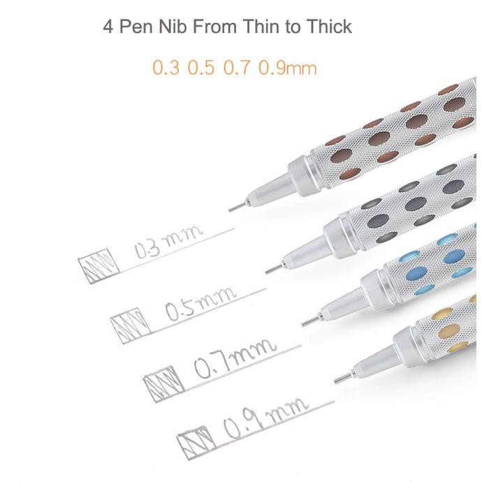 Jual Pentel Graph Gear 1000 Mechanical Drafting Pencil (0.3/0.5/0.7/0.9 ...