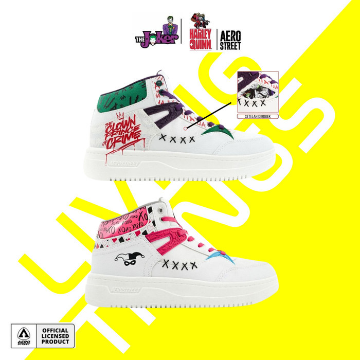 Jual Aerostreet X The Joker Aerostreet X Harley Quinn - Sepatu Sneakers ...