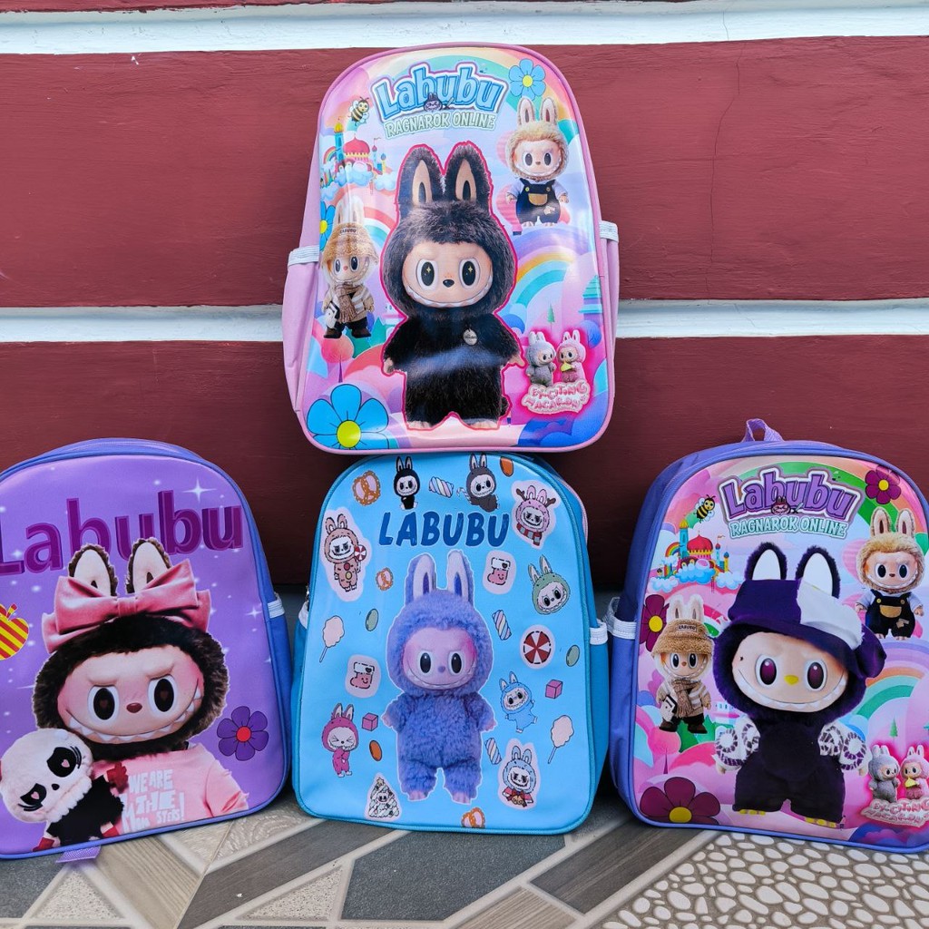 Jual Tas Ransel Anak Labubu Boneka Viral Tas Karakter Labubu PAUD TK SD unisex | Shopee Indonesia