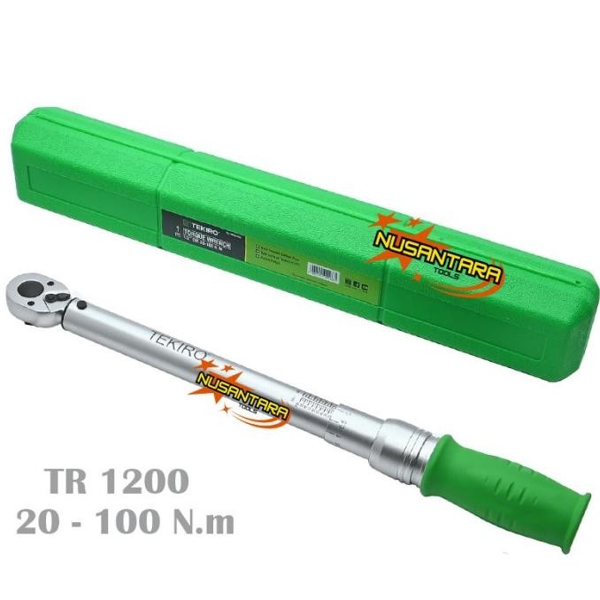 Jual Torsi Momen 1/2 Inch 20-100 Nm Tekiro Japan Torque Wrench Tr 1200 ...