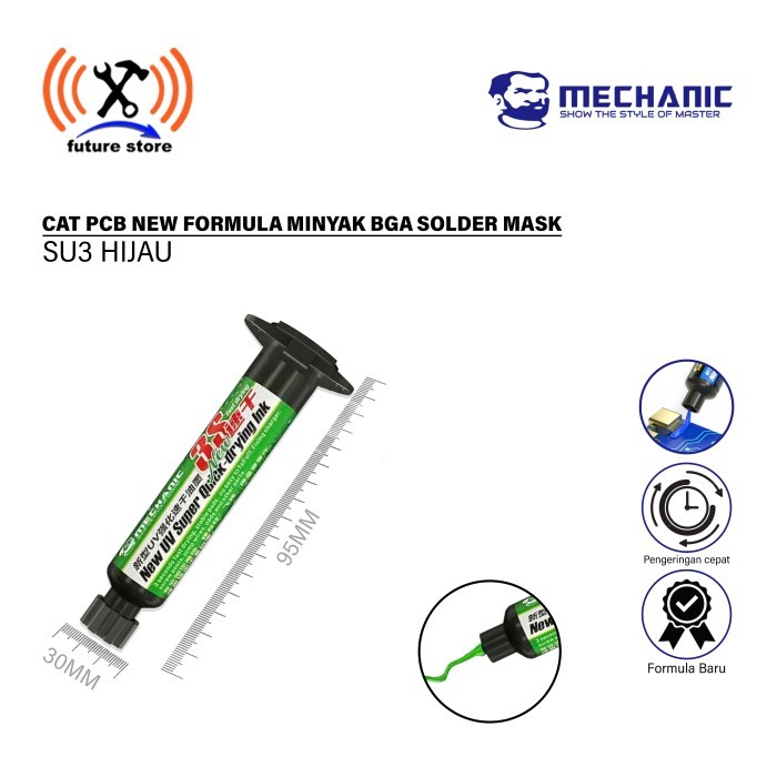 Jual Mechanic Su3 Cat Pcb Minyak Bga Solder Mask Solder Uv Flux Oil ...