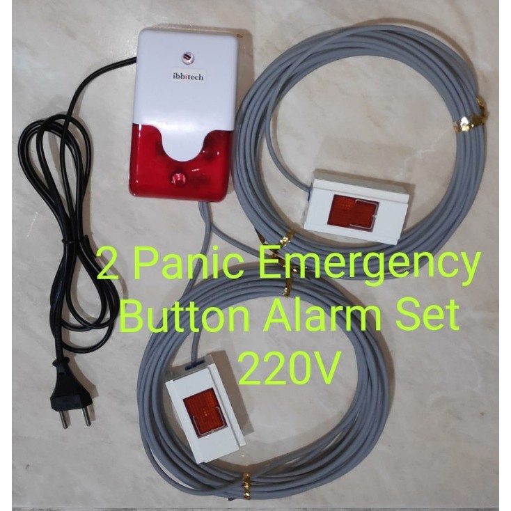 Jual Barang Terlaris 2 Panic Emergency Button Alarm Set tombol panik ...