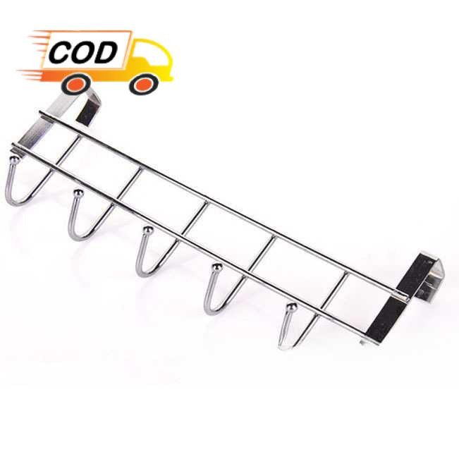 Jual Gantungan Rak Dinding Dapur 5 Hook Organizer Pintu Lemari ...