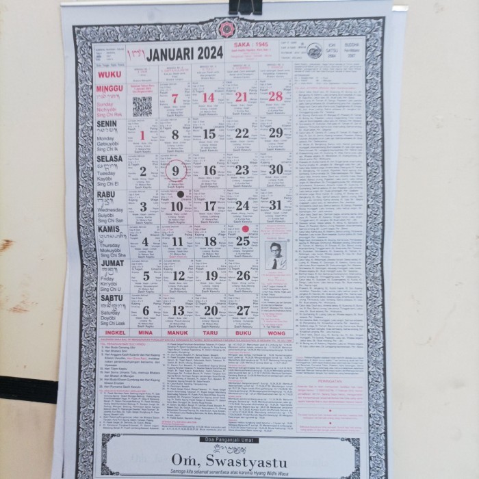Jual Buruan serbu] Kalender Bali 2024 eceran Bangbang Gede Rawi ...