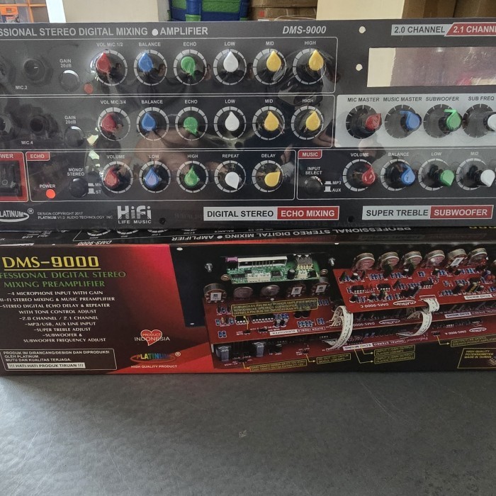Jual PROFESSIONAL DIGITAL STEREO MIXING PREAMPLIFIER DMS9000 DMS-9000 ...