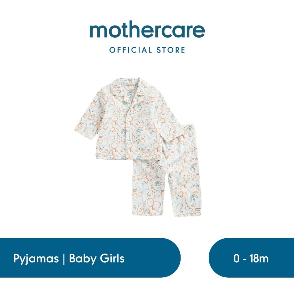 Jual Mothercare Safari Woven Baby Pyjamas - Piyama Bayi Perempuan ...