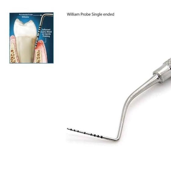 Jual Halodent Dental Sonde William Periodontal Probe Pocket Marker ...