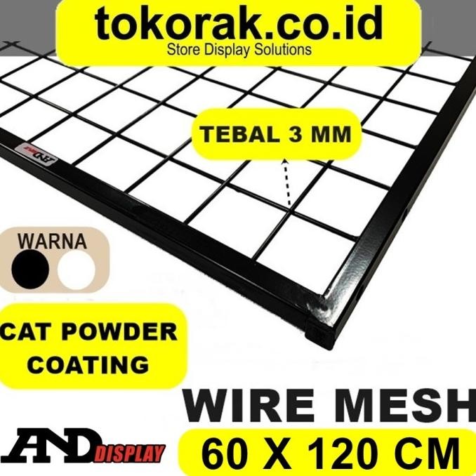 Jual WIRE GRID MESH 60 X 120 CM - KAWAT JARING KOTAK - RAM DINDING ...