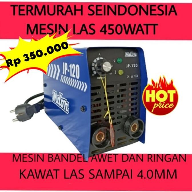 Jual Mesin Las Mdon Jp 120 450 watt Inverter Travo las mma Las Listrik 120A | Shopee Indonesia