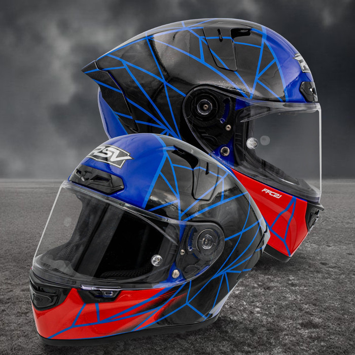 Jual HELM RSV FFC21 CUBICLE FIBER COMPOSITE / HELM FULL FACE | Shopee ...