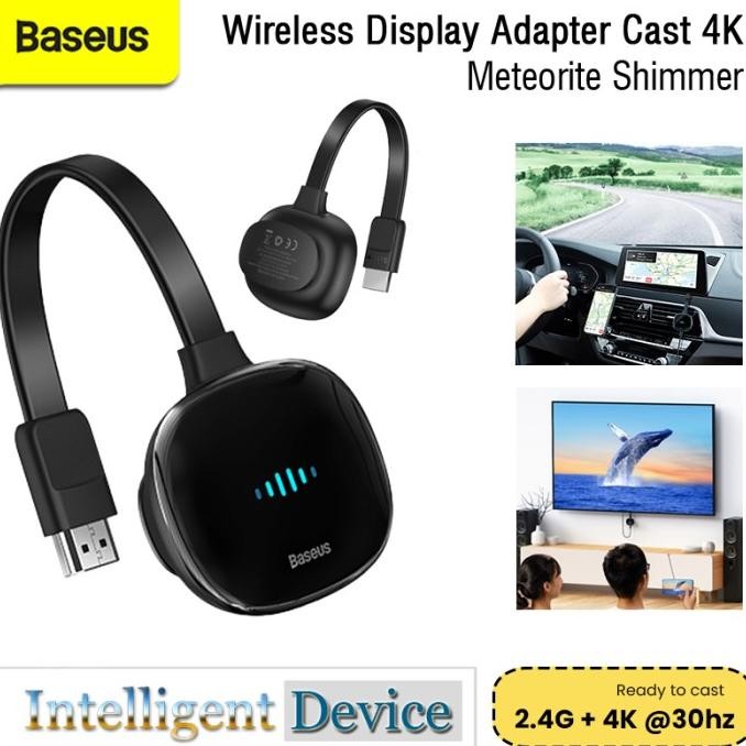 Jual BASEUS HDMI Wireless Display Adapter Cast Stream 2.4G + 4K ...
