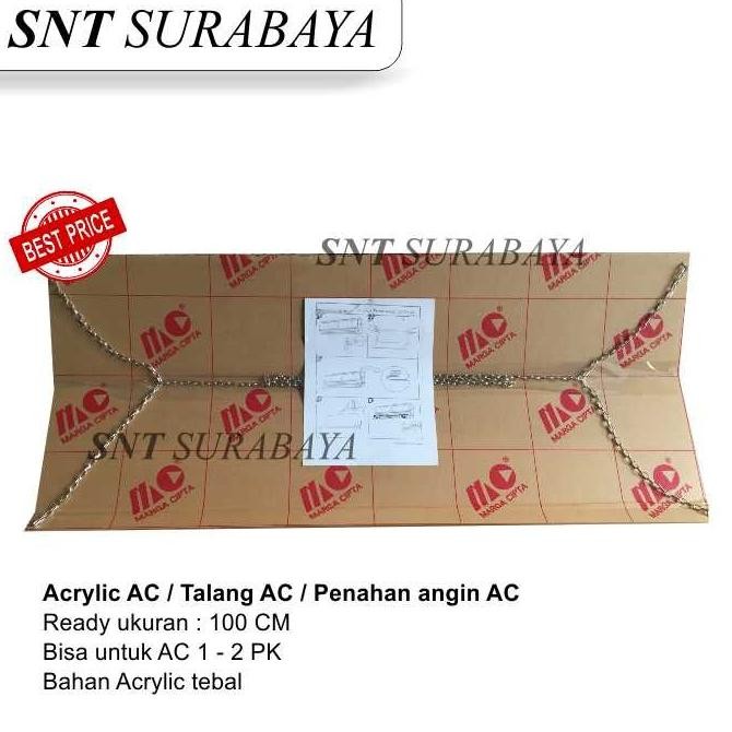 Jual TERMURAH - Acrylic AC 100CM 1PK 2PK , Talang AC 1PK 2PK, Penahan ...