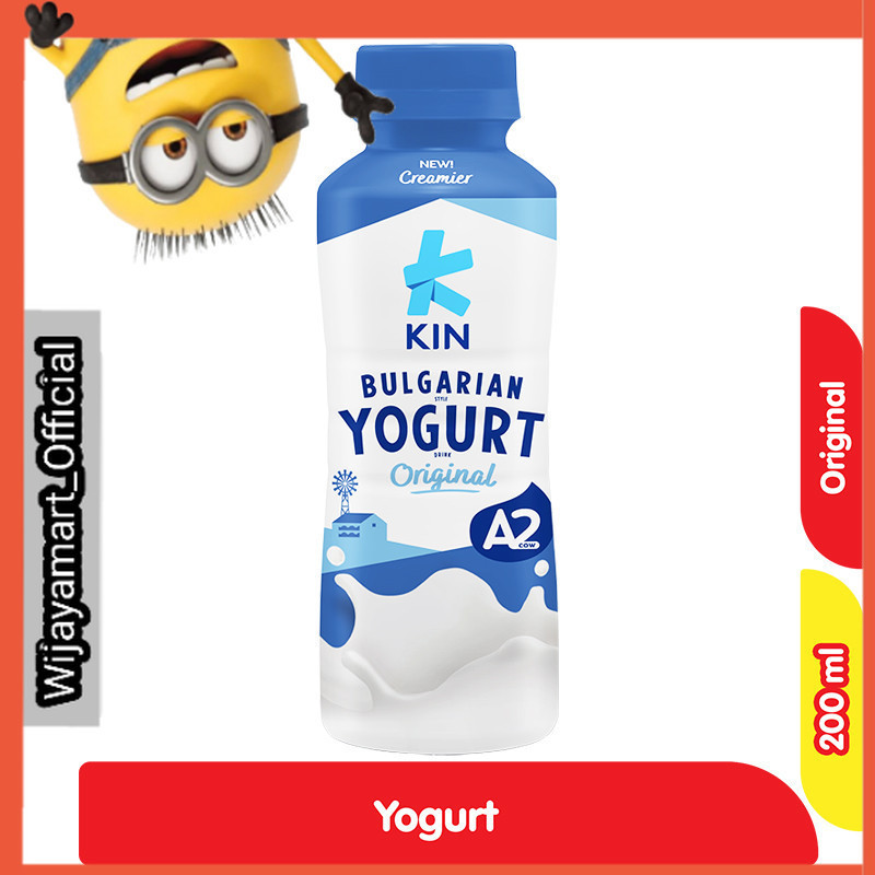 Jual Kin Bulgarian Yogurt Original Pet 200 ml | Shopee Indonesia